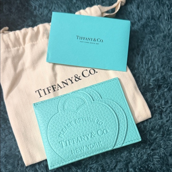 Tiffany & Co. | Bags | Tiffany Co Turquoise Card Holder | Poshmark